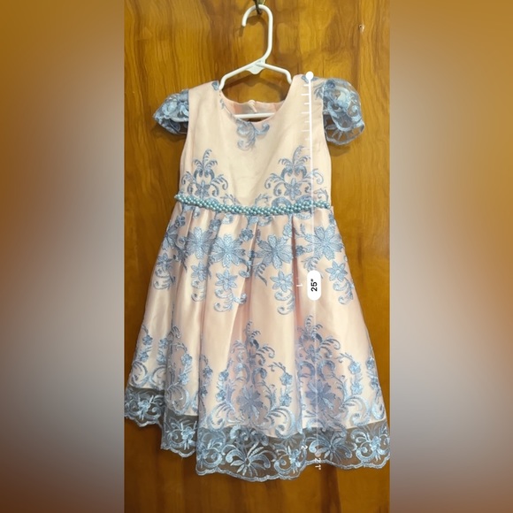 Zou Xou | Dresses | Layered Dress With Pink And Iridescent Blue ...